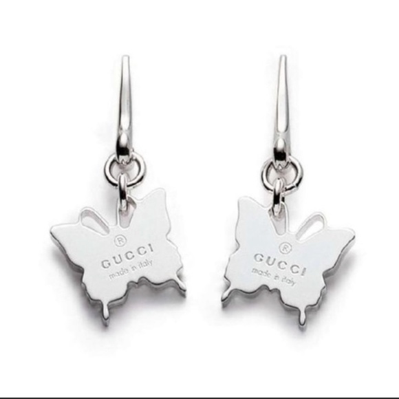 Gucci | Jewelry | Nwt Gucci Trademark Butterfly Charm Earrings | Poshmark
